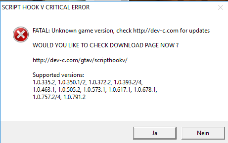 How to uninstall script hook v - bouldernaa